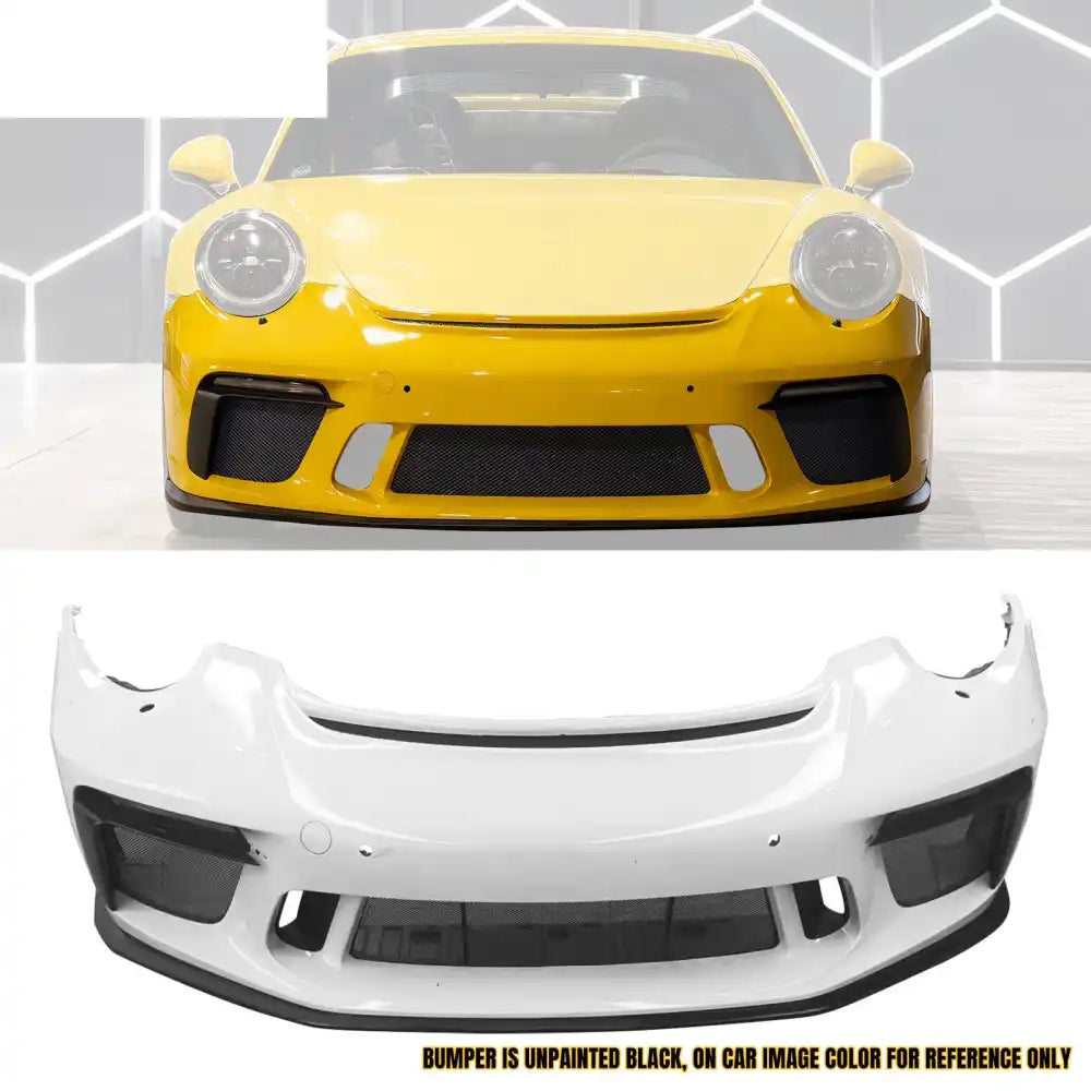 12-19 Porsche 911 991 to 991.2 GT3 Style Front Bumper Conversion +DRL ...