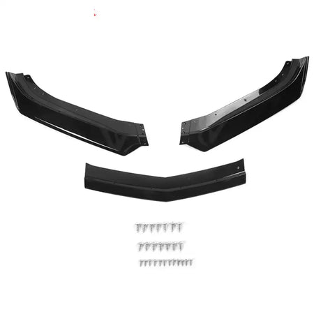 2019-2024 Chevy Camaro SS Style Black Front Bumper Guard Gloss Lip ABS ...