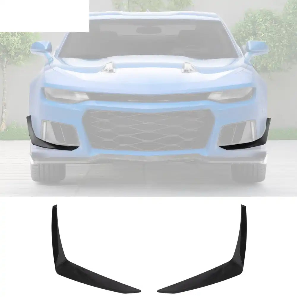2019-2024 Chevy Camaro Unpainted ZL1 Style Front Bumper Cover + Canard ...