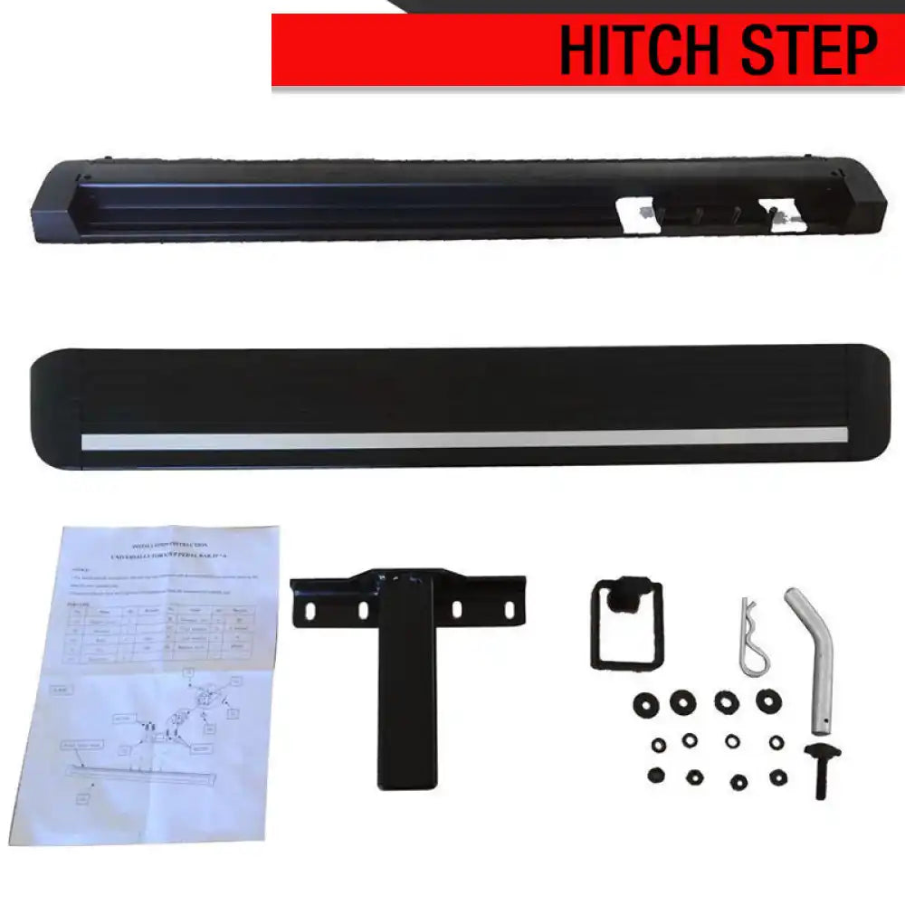 Universal For Cars With 2" Receiver 35" Rear Hitch Step Bumper Bar ...